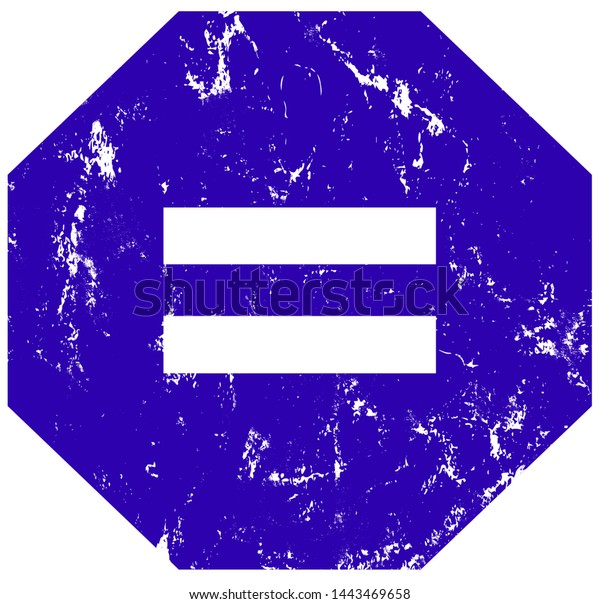 Equal Sign Web Sticker Button Stock Illustration 1443469658 | Shutterstock