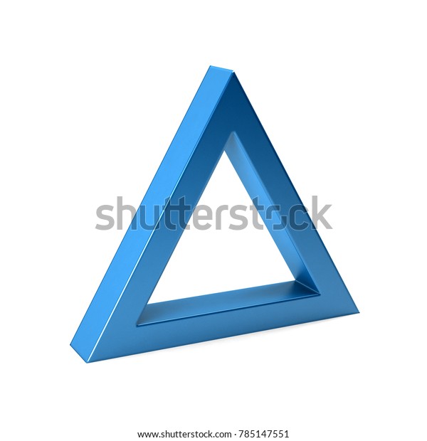 Equilateral Triangle 3d Render Illustration Stock Illustration ...