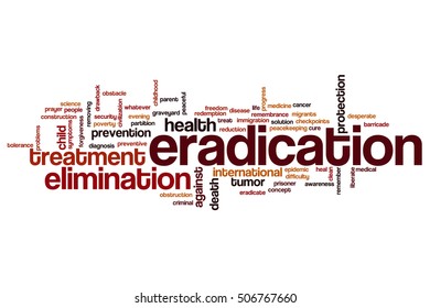 Eradication Word Cloud Concept Stock Illustration 506767660 | Shutterstock