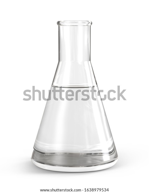 Erlenmeyer Flask Glass Conical Lab Container Stock Illustration ...