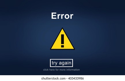 247 Error try again Images, Stock Photos & Vectors | Shutterstock