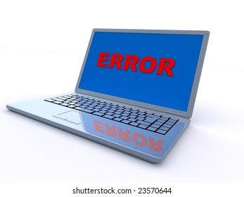 Error Laptop Stock Illustration 23570650 | Shutterstock