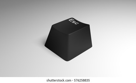 Escape Key 3d Rendering Stock Illustration 576258835 | Shutterstock