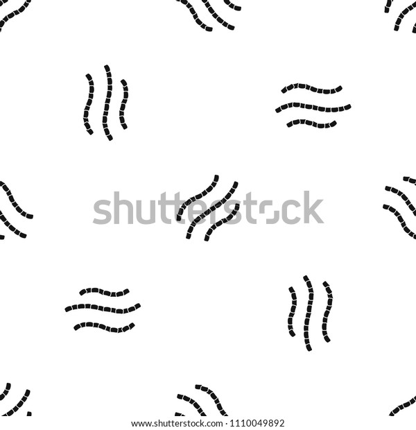Escherichia Coli Pattern Repeat Seamless Black Stock Illustration ...