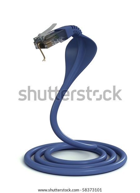 Ethernet Cable Cobra: ภาพประกอบสต็อก 58373101 | Shutterstock