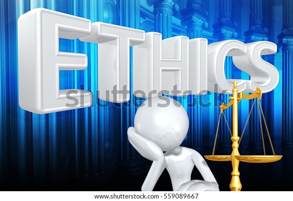 Ethics Law Concept Original 3d Character 库存插图 559089667 | Shutterstock