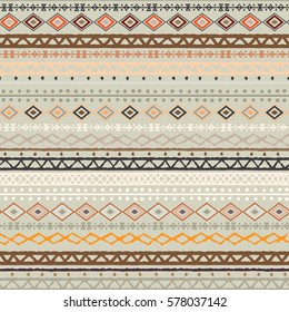 Vector Tribal Ethnic Seamless Pattern Aztec Stock Vector (Royalty Free ...