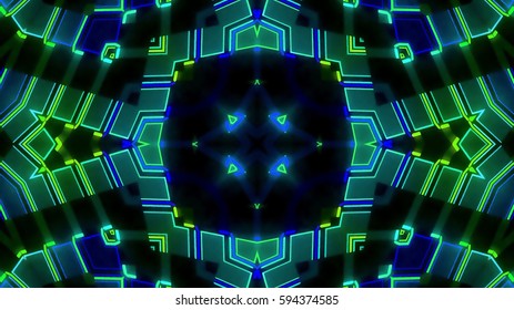 Ethnic Pattern Lights Background Stock Illustration 594374585 ...