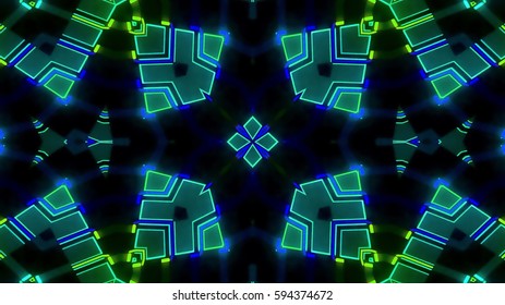 Ethnic Pattern Lights Background Stock Illustration 594374672 ...
