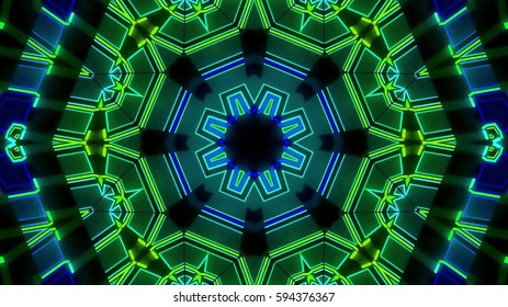 Ethnic Pattern Lights Background Stock Illustration 594376367 ...