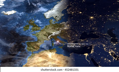Europe Map Composition Gps Technology Satellite 스톡 일러스트 452481775 ...