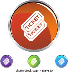 Event Ticket Web Button Isolated On Stock Illustration 48869650 ...