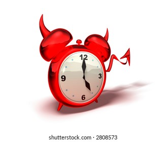 632 Evil alarm clock Images, Stock Photos & Vectors | Shutterstock