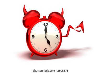 632 Evil alarm clock Images, Stock Photos & Vectors | Shutterstock