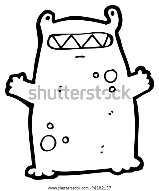 Evil Alien Cartoon Raster Version Stock Illustration 94182157 ...