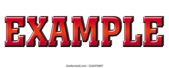 Example Red Logo Stamp Banner Stock Illustration 1162476847 | Shutterstock