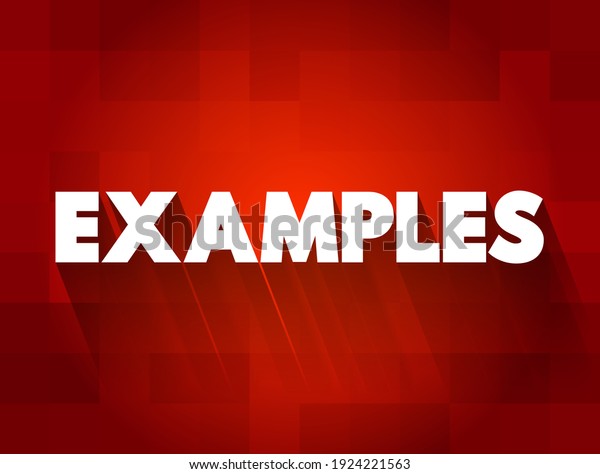 Examples Text Quote Concept Background Stock Illustration 1924221563 ...