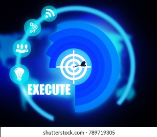 Execute Concept Plan Graphic Stock Illustration 789719305 | Shutterstock