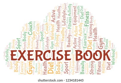 Exercise Book Word Cloud Stock Illustration 1234181443 | Shutterstock