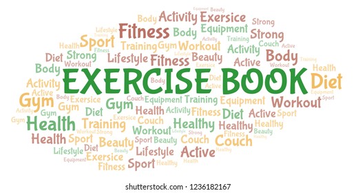 Exercise Book Word Cloud Stock Illustration 1236182167 | Shutterstock