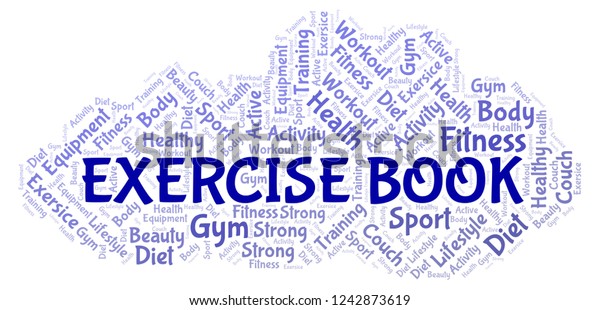 Exercise Book Word Cloud Stock Illustration 1242873619 | Shutterstock
