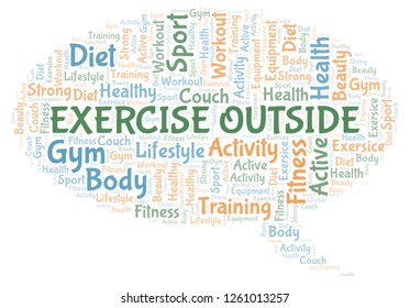 Biceps Exercise Word Cloud 库存插图 1242050047 | Shutterstock