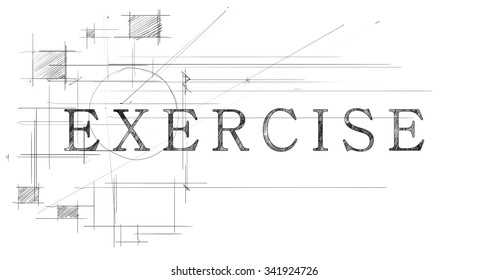 Exercise Word Stock Illustration 341924726 | Shutterstock