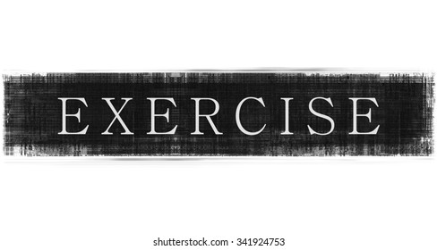Exercise Word Stock Illustration 341924753 | Shutterstock