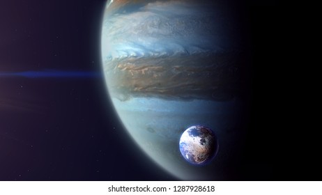 Exoplanet 3d Render Stock Illustration 1287928618 | Shutterstock