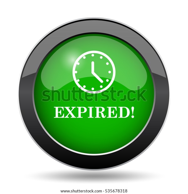 Expired Icon Green Website Button On Stock Illustration 535678318 ...