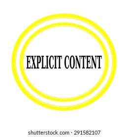 Explicit Content Black Stamp Text On Stock Illustration 291582107
