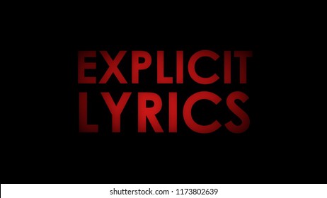 81 Explicit lyrics Images, Stock Photos & Vectors | Shutterstock