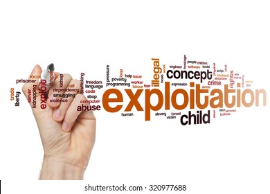 Exploitation Word Cloud Stock Illustration 320977688 | Shutterstock
