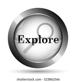 Explore Icon Explore Website Button On Stock Illustration 523862566 ...