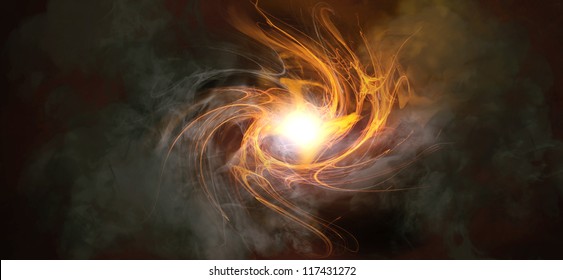 Explosion Abstract Fire Background Stock Illustration 117431272 ...