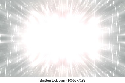 Explosion Background Silver Illustration Stock Illustration 1056377192 ...