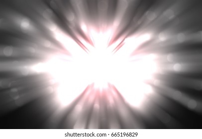 Explosion Background Silver Illustration Stock Illustration 665196829 ...