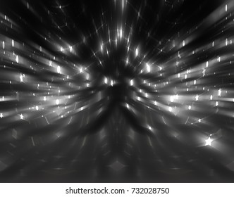 Explosion Background Silver Illustration Stock Illustration 732028750 ...