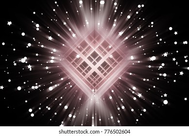 Explosion Background Silver Illustration Stock Illustration 776502604 ...