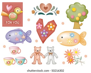 Extra Big Vector Animal Set Stock Illustration 50216302