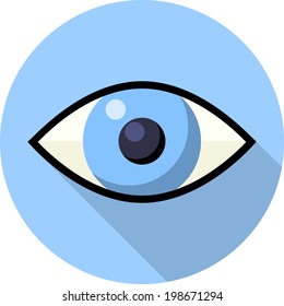 Vector Eye Icon Stock Vector (Royalty Free) 192923081