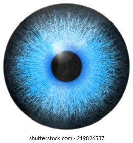 Blue Eye Texture 3d Modeling Stock Vector (Royalty Free) 1116969125 ...