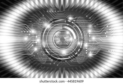 「Eyeball Future Technology Security Concept Background」のイラスト素材 ...