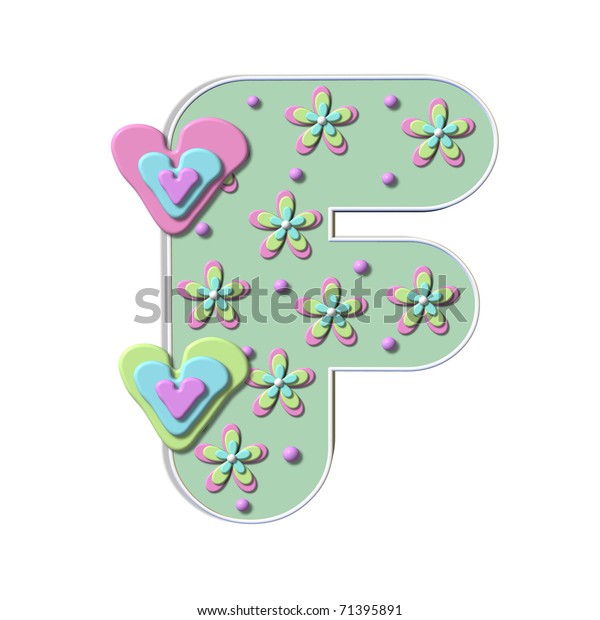 Ilustración de stock sobre F Alpha Set Alpha Bubble Heart 71395891