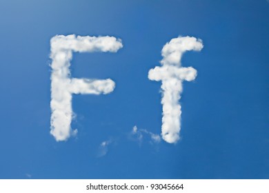 T Font Clouds Stock Illustration 93114865 | Shutterstock