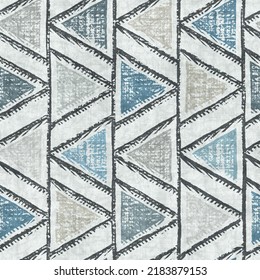 Fabric Seamless Texture Triangle Pattern Batik Stock Illustration ...