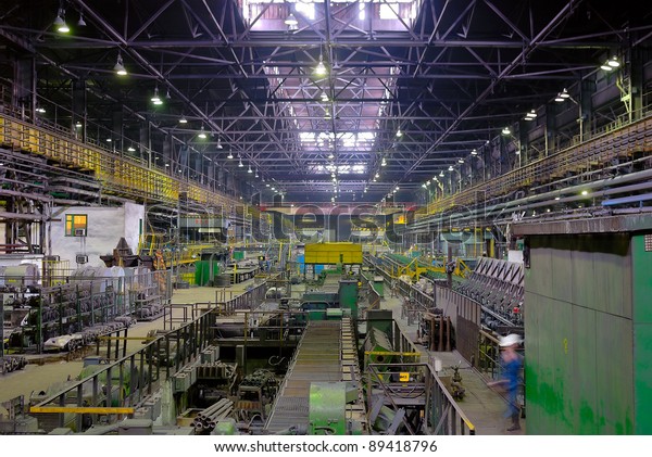 Fabrication Mill Rolling Mill Perspective Stock Illustration 89418796 ...