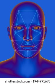Facial Recognition 3d Stock Illustration 1944991678 | Shutterstock