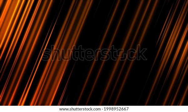 Fading Blue Orange Line Technology Background Stock Illustration ...
