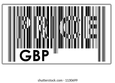 Fake Bar Code Text Price Ud Stock Photo (Edit Now) 1130700